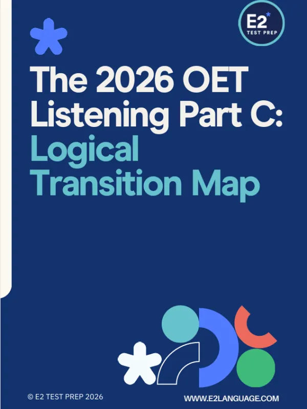 OET 2026 Listening Part C Logical Transition Map